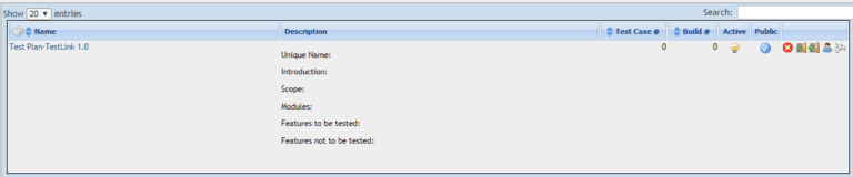 TestLink Tutorial - Getting Started Documentation - QA world